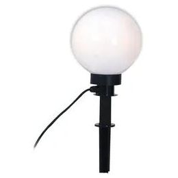 Näve LED Solarleuchte NÄVE "Außen Kugelerdspieß "BALL" D: 20 cm", schwarz, B:20cm H:51cm L:51cm, Leuchten, Inkl. Anschlußleitung ca. 2,75 m