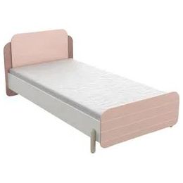 Kinderbett Demeyere GROUP "Jade", rosa (matt rosa, matt wei&szlig;, rosa, rosagold), B:102,1cm H:78,5cm L:204,1cm, Betten, Jugendbett Kinderbett, modernes Design f&uuml;rs Kinderzimmer