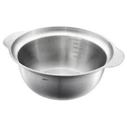 Schüssel Gefu "PREMIO", silber, H:10,5cm Ø:27cm, Edelstahl 18/10, Schüsseln, mit ergonomische Griffe für sichere Handhabung