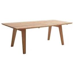 Esstisch MCA LIVING "Volos Esstisch", beige (naturfarben, naturfarben, naturfarben), B:200cm H:76cm T:100cm, Zerreiche massiv aufgedoppelt, Tische