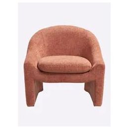 Sessel Heine HOME, orange, B:77cm H:70cm T:77cm, 50% Polyester, 50% Spanplatte, Sessel