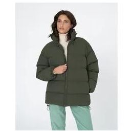 Steppjacke FRESHLIONS "Estala", Damen, Gr. M, braun, 100% Polyester, unifarben, normal, hoch geschlossener Ausschnitt, Jacken, mit hohem Kragen