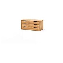 Schubladeneinsatz Home Affaire "Hällevik Schubladen, Inneneinteilung in hochwertiger Verarbeitung", beige (natur), B:97cm H:47cm T:49cm, Schubladeneinsätze, Massivholz, Skandinavisches Design, Robust, stabil, FSC zertifiziert