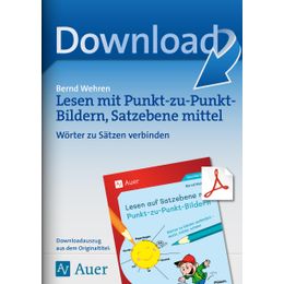 Auer Verlag Lesen mit Punkt-zu-Punkt-Bildern, mittel