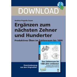 Persen Verlag Ergänzen zum nächsten Zehner und Hunderter