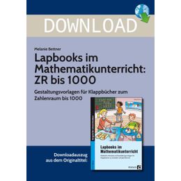 Persen Verlag Lapbooks im Mathematikunterricht: ZR bis 1000