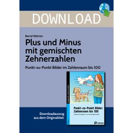 Persen Verlag Plus und Minus mit gemischten Zehnerzahlen