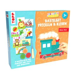 Frechverlag Verbasteln für die Allerkleinsten: Bastelset Prickeln & Kleben. Meine Welt