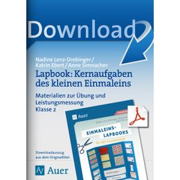 Auer Verlag Lapbook: Kernaufgaben des kleinen Einmaleins