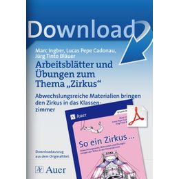 Auer Verlag Arbeitsblätter und Übungen zum Thema -Zirkus-
