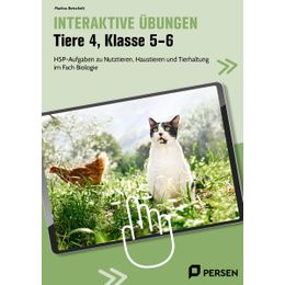 Persen Verlag Interaktive Übungen: Tiere 4, Kl. 5-6