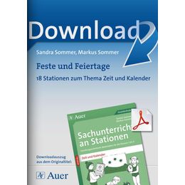 Auer Verlag Feste und Feiertage