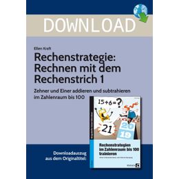 Persen Verlag Rechenstrategie: Rechnen mit dem Rechenstrich 1