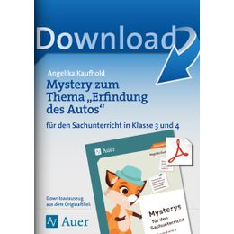 Auer Verlag Mystery zum Thema -Erfindung des Autos-
