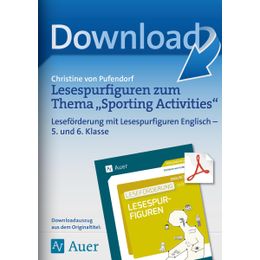 Auer Verlag Lesespurfiguren zum Thema ? Sporting Activities?