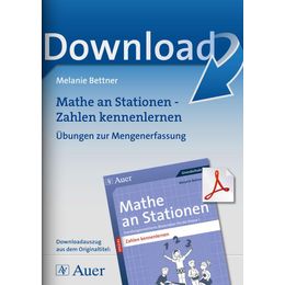 Auer Verlag Mathe an Stationen - Zahlen kennenlernen: Übungen zur Mengenerfassung