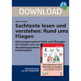 Persen Verlag Sachtexte lesen und verstehen: Rund ums Fliegen