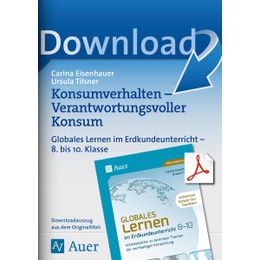 Auer Verlag Konsumverhalten - Verantwortungsvoller Konsum