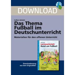 Persen Verlag Das Thema Fußball im Deutschunterricht
