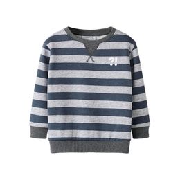 name it Sweatshirt 'NMMOVILLO' Jungen Größe 80 dunkelblau / graumeliert