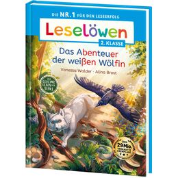 Loewe-Verlag Leselöwen 2. Klasse - Das geheime Leben der Tiere - Das Abenteuer der weißen Wölfin