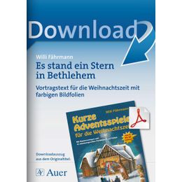 Auer Verlag Es stand ein Stern in Bethlehem