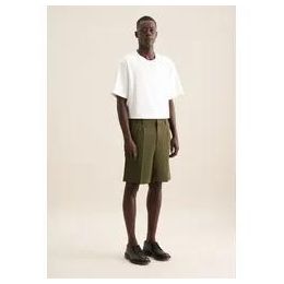 Shorts Seidensticker "Schwarze Rose", Herren, Gr. 46, Normalgrößen, grün (olive), 97% Baumwolle 3% Elastan, unifarben, Hosen