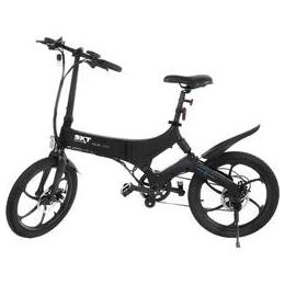 E-Bike SXT SCOOTERS "Velox MAX" Gr. 41, schwarz (schwarz, braun), Elektrofahrräder, 41cm, 20 Zoll (50,80cm), Pedelec, Elektrofahrrad für Damen u. Herren