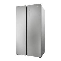 Haier Side-by-Side "HSW79F18ANMM", Energieeffizienz: A (A-G), silber (edelstahl), B:90,5cm H:177,5cm T:72,6cm, Kühlschränke, XXL-Kapazität: Über 600 Liter Fassungsvermögen, Topseller