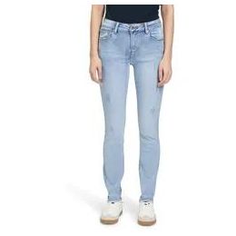 Slim-fit-Jeans Betty Barclay "Damen Basic-Jeans mit Waschung", Damen, Gr. 42, Normalgrößen, blau (light blau denim), Obermaterial: 56% Baumwolle, 30% Viskose, 12% Polyester, 2% Elasthan., slim fit, Jeans