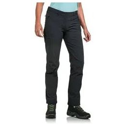 Schöffel Outdoorhose SCHÖFFEL "Pants Engadin1", Damen, Gr. 52, N-Gr, schwarz, Obermaterial: 89% Nylon, 11% Elasthan, unifarben, Hosen