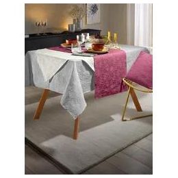 Tischdecke Gr. 10, lila (malve), B:48cm L:48cm, Tischdecken