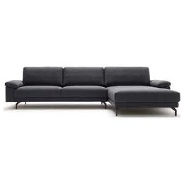 Ecksofa "CR.450 elegantes Designsofa mit hohem Sitzkomfort", schwarz (anthrazitgrau, schwarzgrau), B:294cm H:95cm T:178cm, CREATION BY ROLF BENZ, Sofas