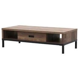 Couchtisch OMG DESIGN "Stanley", braun (espresso, schwarz, espresso), B:120cm H:44cm T:60cm, Tische, mit Schublade und Stauräumen