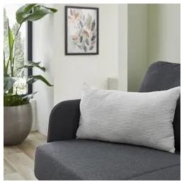 Dekokissen ANDIAMO "Cord Kissen Emy, Kissenhülle mit Füllung", weiß (weiß, cord unifarben), B:50 H:12 L:30, Polyester, Dekokissen_Sitzkissen_Kissenhüllen, Sofakissen, eckig, 40x40 oder 30x50 cm, auch als 4er Set erhältlich