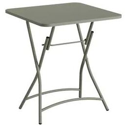 Klapptisch Essentials "Breeze Bistro", grün, B:60cm H:74cm T:60cm, Pulverbeschichteter Stahl, Tische, Metall, in verschiedenen Farben erhältlich