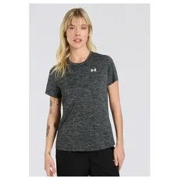 Trainingsshirt Under Armour "TECH SSC- TWIST", Damen, Gr. XXL, schwarz, Obermaterial: 100% Polyester, normal, Rundhals, Shirts