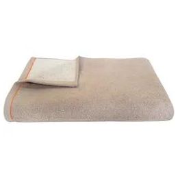 Duschtuch Dyckhoff "Katze", beige (greige), B:70cm L:140cm, Frottier, Frottier, Handtücher