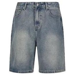 Shorts ANOTHER COTTON LAB "Another Cotton Lab ACL Jorts", Herren, Gr. XL, US-Größen, blau, 100% Baumwolle, unifarben, loose fit, Hosen