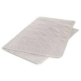 Naturfaserbettdecke Hefel "Travel Lite Opulence", weiß, B:140cm L:200cm, Bezug: 95% Lyocell (TENCELTM), 5% sonstige Fasern. Füllung: 100% Lyocell (TENCELTM), Bettdecken