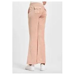 Jogginghose Juicy Couture "Juicy Couture Juicy Couture Caisa Jogginghosen", Damen, Gr. M, US-Größen, rosa (rose dust), 46% Baumwolle, 32% Bio Material, 22% Polyester, unifarben, loose fit, Hosen