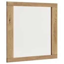 Spiegel MCA LIVING "Greno Spiegel", braun (eichenfarben), B:80cm H:74cm T:2cm, Massivholz, Spiegelglas, Spiegel, Rahmen aus Massivholz, FSC-Mix