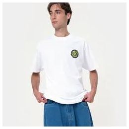 T-Shirt Santa Cruz "ROSKOPP SCREAMING TARGET T-SHIRT", Herren, Gr. XXL, weiß, Obermaterial: 100% Baumwolle, Shirts