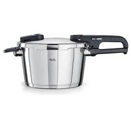 Schnellkochtopf Fissler "Vitaquick Edition", silber (edelstahl, silber), Ø:22cm, Töpfe, Made in Germany, mit gelochtem Einsatz