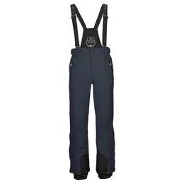 Skihose Killtec "KSW 100 ENOSH MN SKI PNTS", Herren, Gr. S, Normalgrößen, blau (dunkelblau), Oberstoff: 100% Polyester, Futter: 100% Polyester, Füllung: 100% Polyester (recycelt), Hosen, Wind- und wasserdichte Skihose, verstellbar, mit Schneefängen