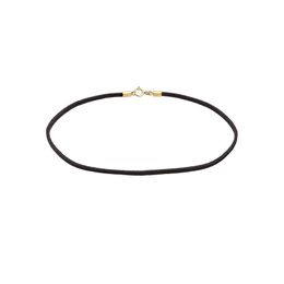 Elli Kette Damen Gr&ouml;&szlig;e 45 gold / schwarz