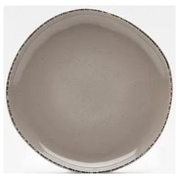 Dessertteller Van Well "Urban, Teller 20 cm, 6 Stück", braun, H:1,8cm Ø:20cm, Steinzeug, Speiseteller, spülmaschinen- und mikrowellengeeignet