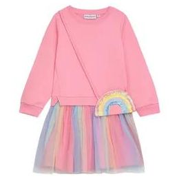 Tüllkleid DANAMADE "DANAMADE Dresses DMARA", Mädchen, Gr. 116, EURO, candy, Oberteil: 95% Baumwolle 5% Elasthan / Rock: 100% Polyester / Futter: 100% Polyester, Kleider