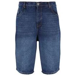 Shorts Urban Classics "Urban Classics Herren 90's Heavy Denim Shorts", Herren, Gr. 33, Normalgrößen, blau (new dunkelblau washed), 100% Baumwolle, unifarben, loose fit, Hosen