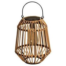 Außen-Tischleuchte Luxform "Solar-Tischlampe - Ibiza - LED - 15 Lumen", braun (wicker), 1 Stk., Leuchten, Solarbetrieben
